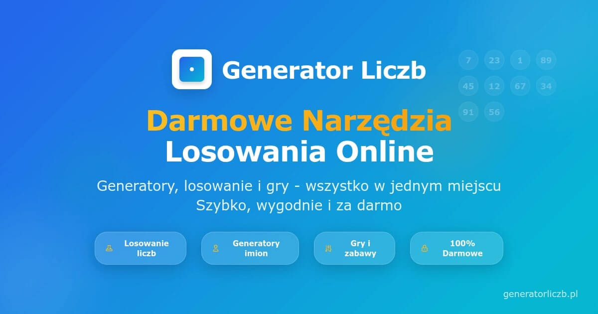 Generator PESEL - Twórz testowe numery PESEL online